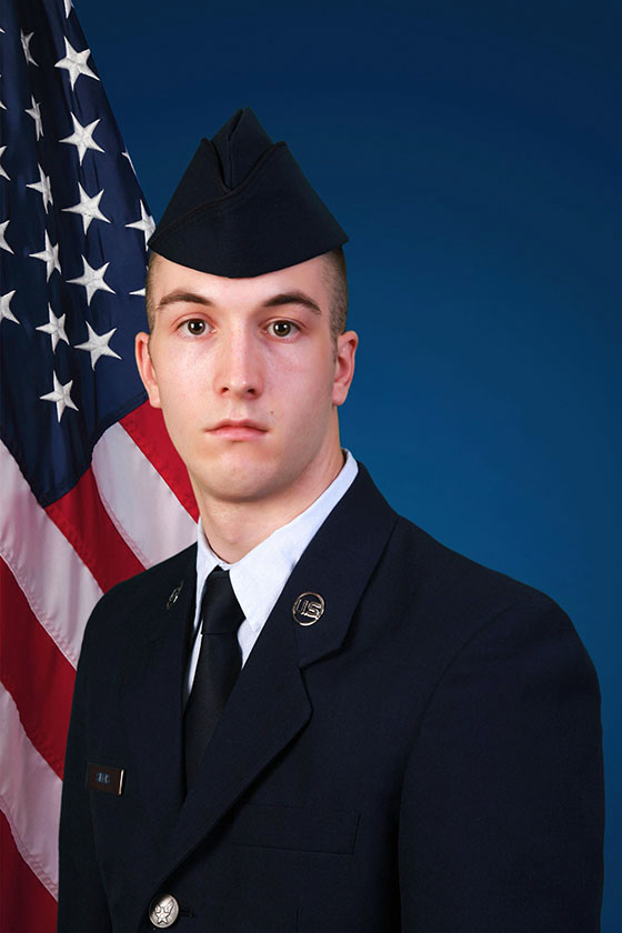 U.S. Air Force Airman Samuel J. Sirois graduates from basic training