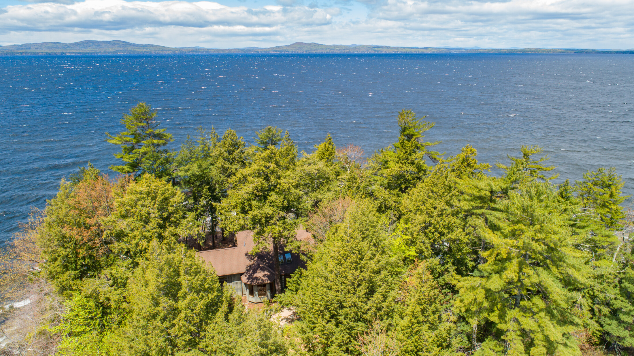 Frye Island’s ‘Crown Jewel,’ With 755 Feet of Frontage on Sebago