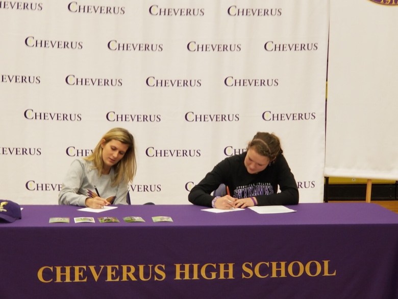 Cheverus girls sign NLIs
