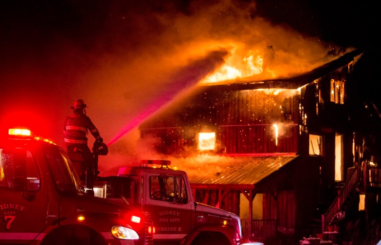 Log home a complete loss after Sidney fire