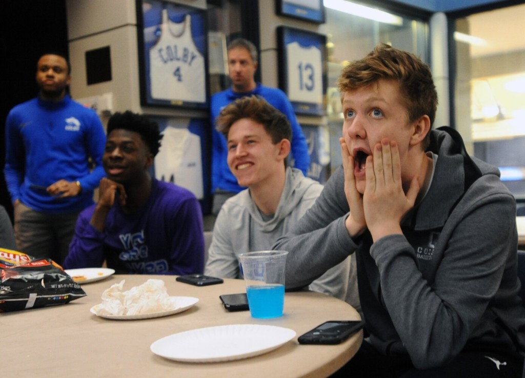Colby College men’s basketball team reacts to their first-round ...