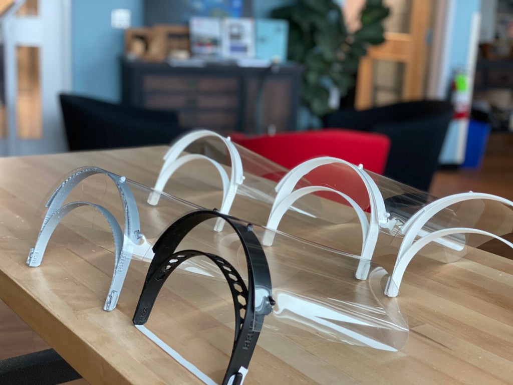 USM students engineering designs for mass produced face shield