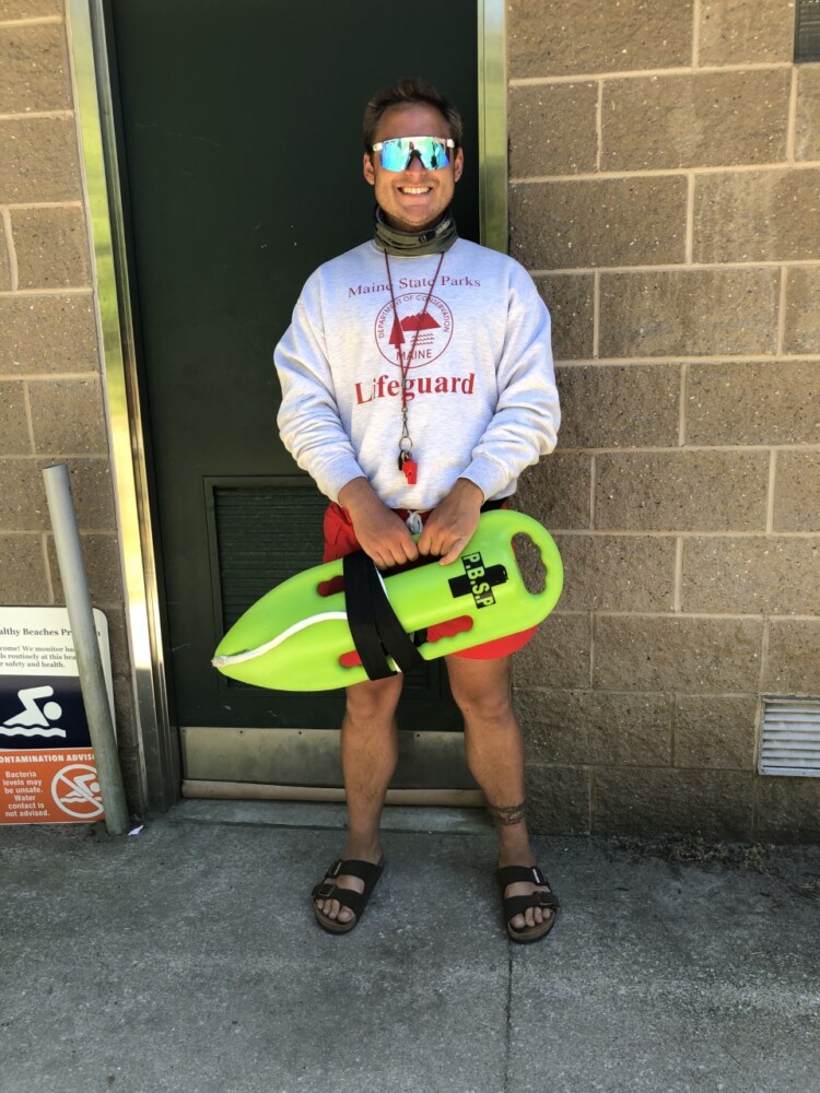 Lifeguard saves three teens stranded by rising tide in Phippsburg