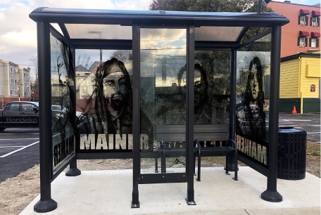 Creative Portland installs art in city bus shelters
