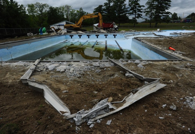 Alfond Municipal Pool in Waterville awash in renovations