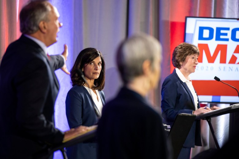 Lively U.S. Senate debate puts front-runners Collins and Gideon on the ...