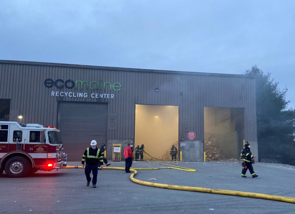 Lithium ion battery cause of recycling center fire