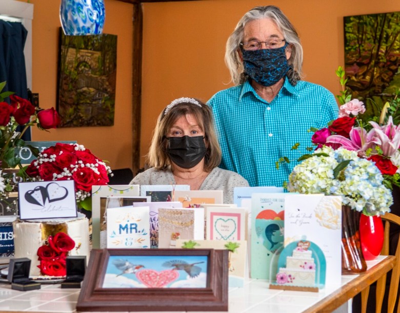 Love in the Time of Coronavirus: Hallowell couple wed in virtual ceremony