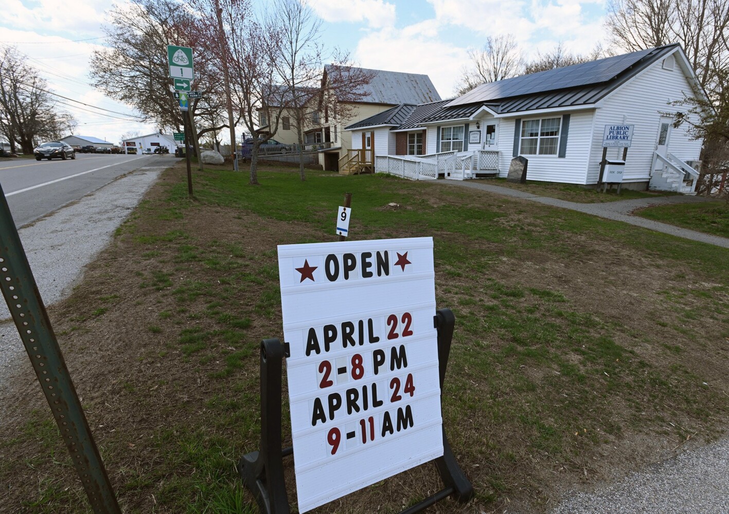 Albion Library renovated, reopening - Kennebec Journal and Morning Sentinel