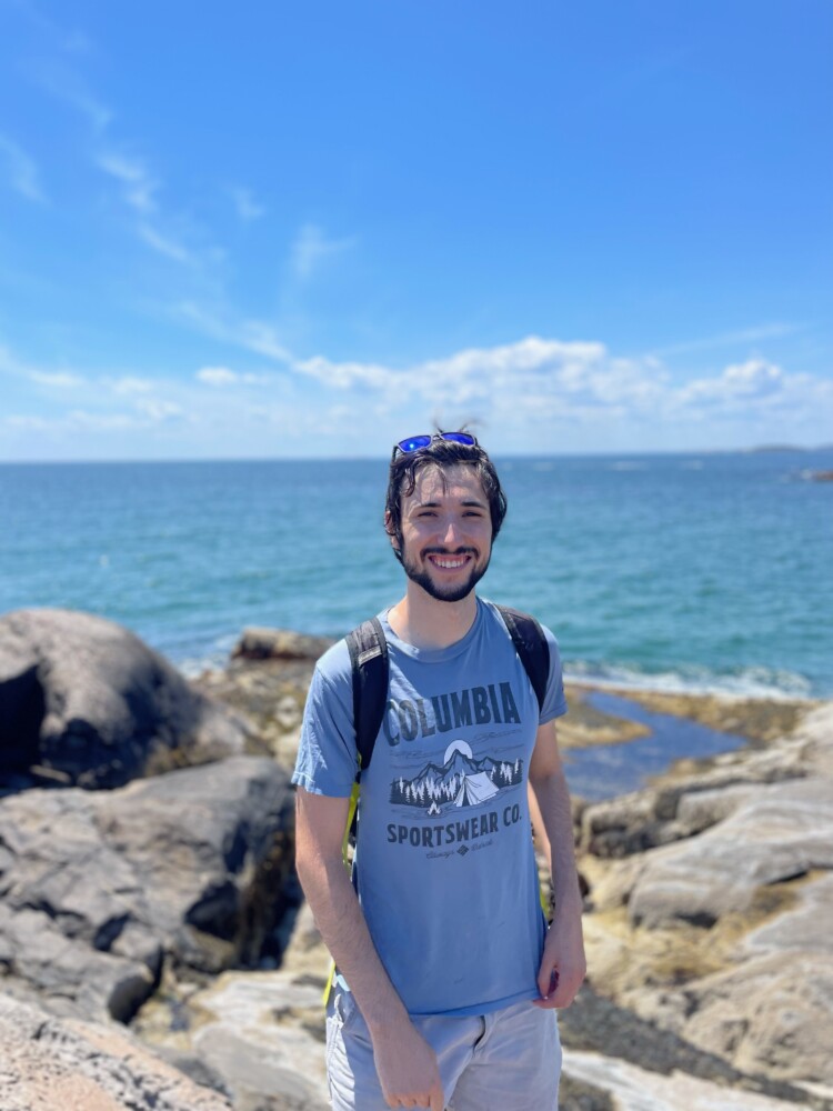 Ben Hoffinger — enjoying the coast and juggling knives