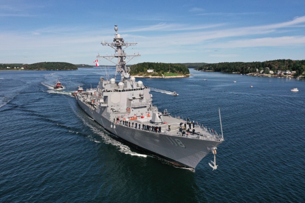 Navy looking to future with new destroyer armed with lasers, hypersonic ...