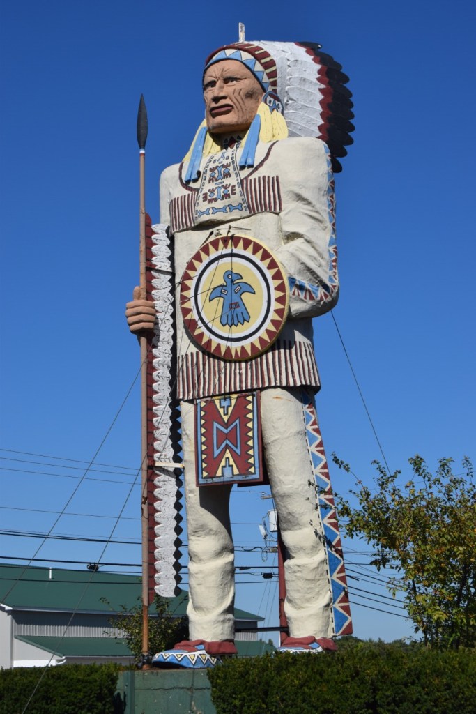 With new owners, ‘Big Indian’ statue to remain in Freeport — for now