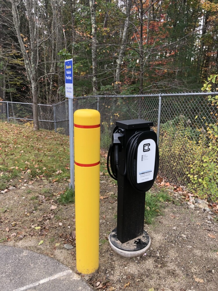 Falmouth Police add electric vehicle charging stations