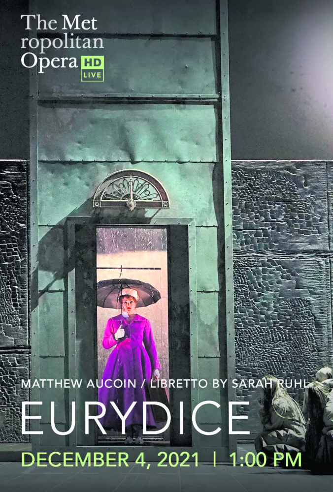 ‘Eurydice’ opera next in Met live series