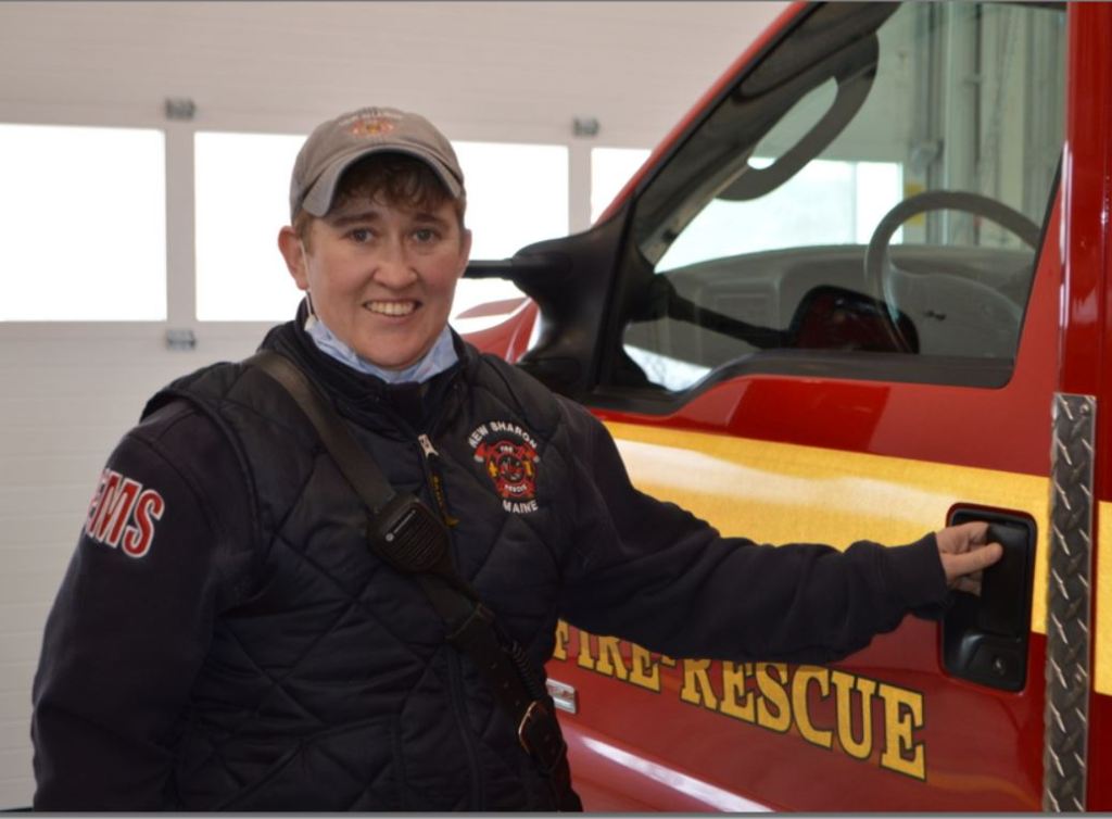 New Sharon woman first to serve as town fire chief