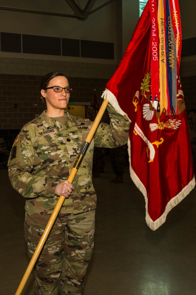 133rd Engineer Battalion holds change of command ceremony in Brunswick