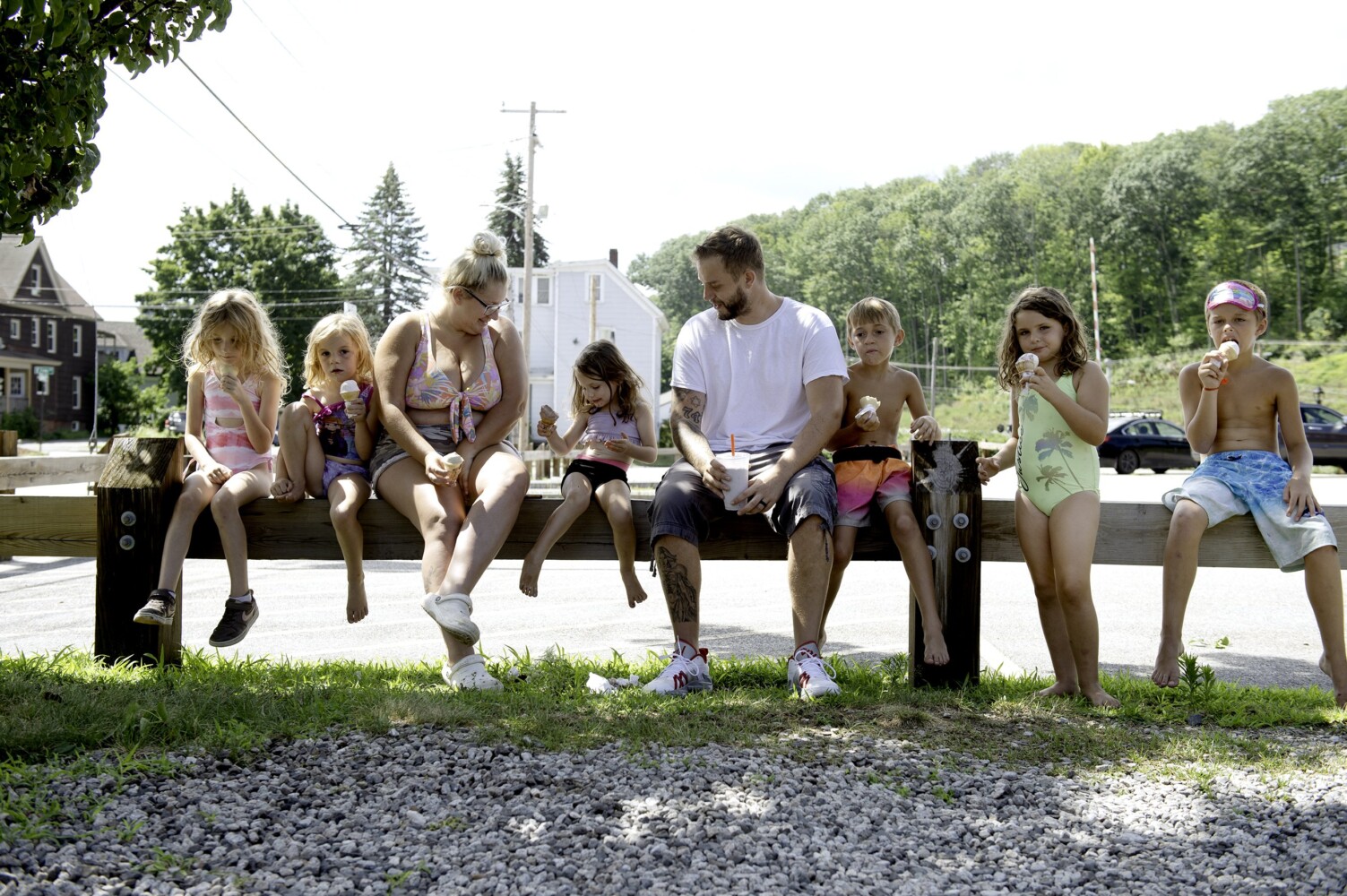 Photo: Family ice cream outing