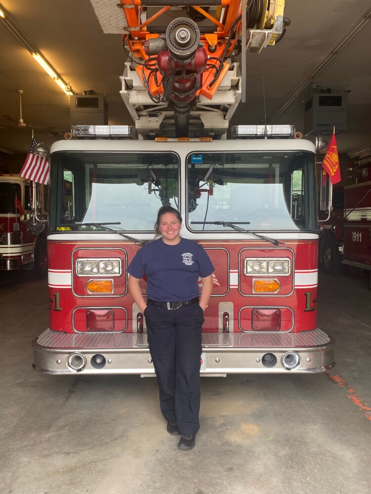 Woolwich woman becomes third-generation firefighter