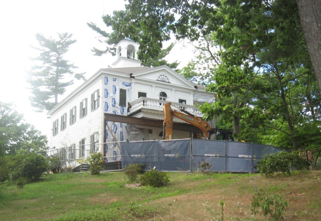 Restoration underway at old Gorham Academy at USM