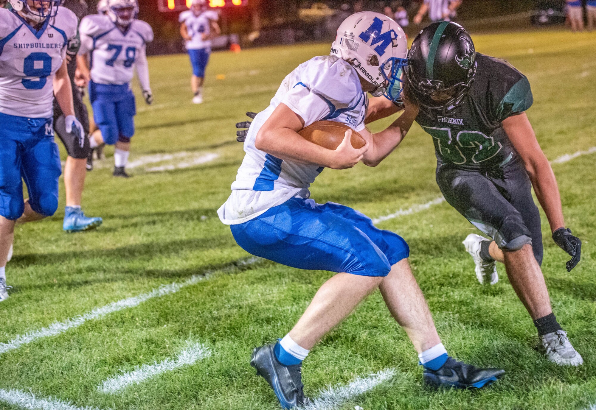 Morse at Spruce Mountain football 09 16 22 - Lewiston Sun Journal