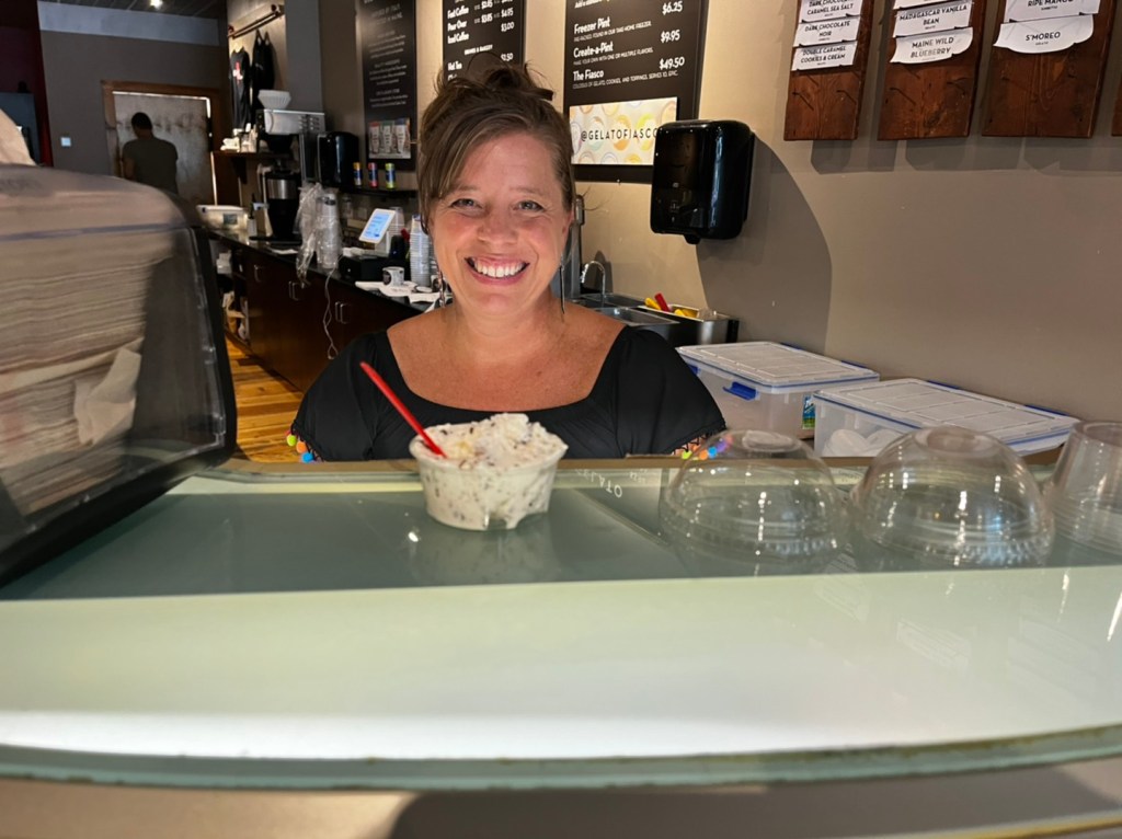 Signature gelato flavor honors Kate Furbish Elementary and its namesake