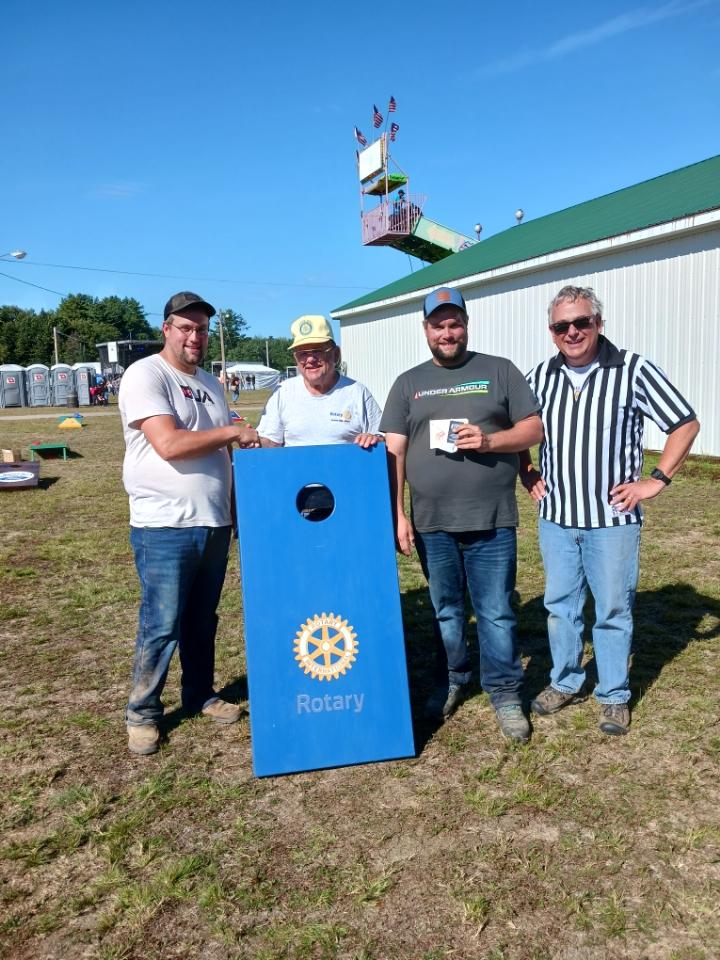 OH Rotary Cornhole winners
