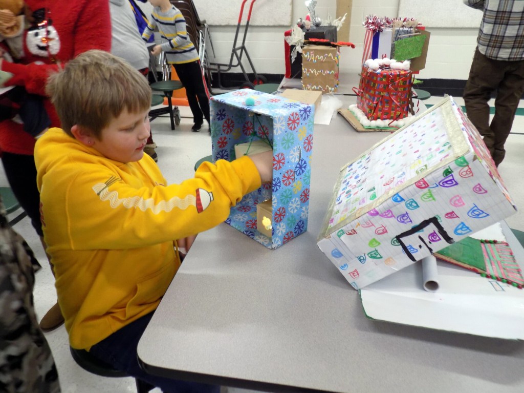 Students design traps using lessons learned in class
