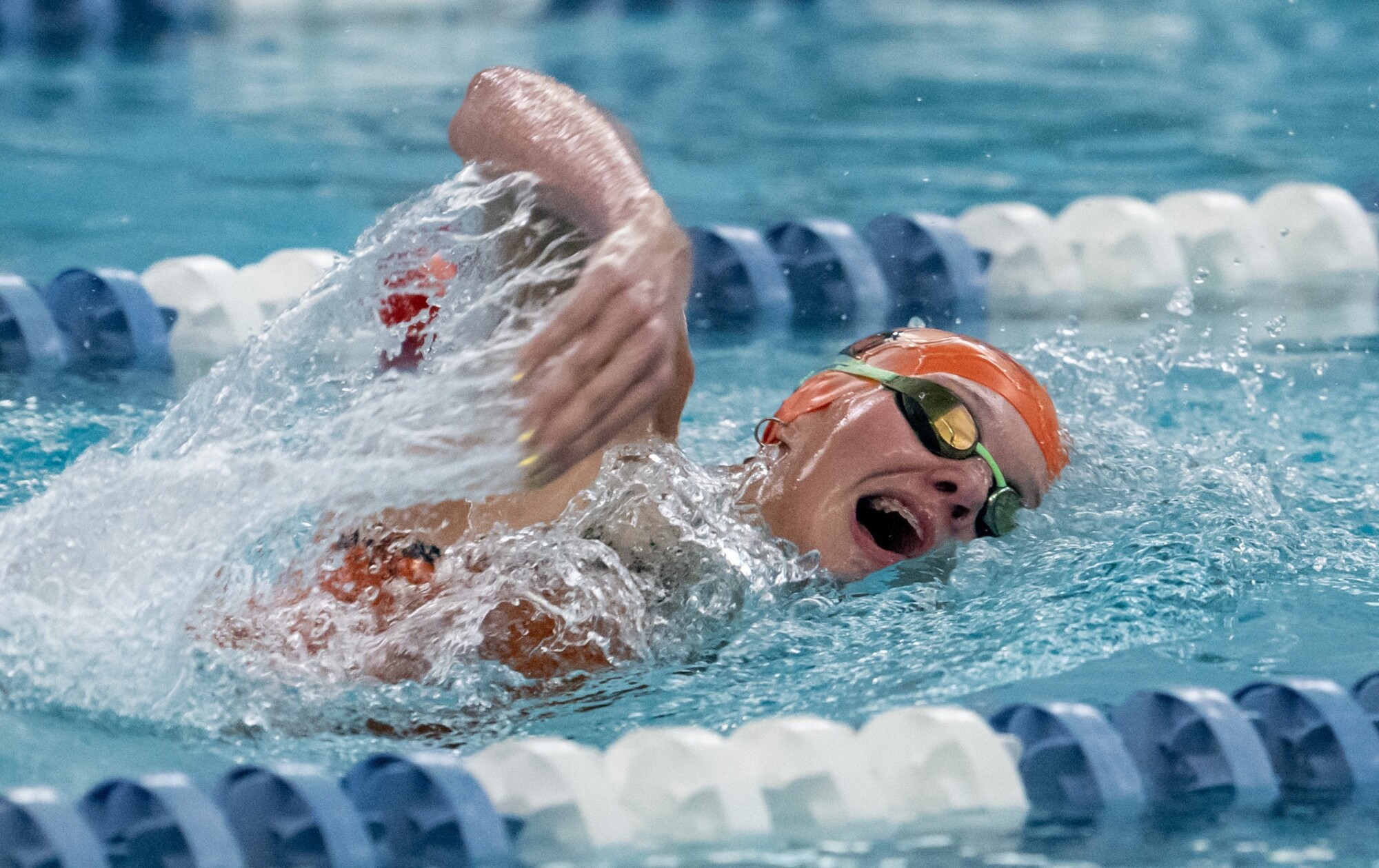 Swimming: Just a freshman, Brewer’s Brynn Lavigueur already setting records