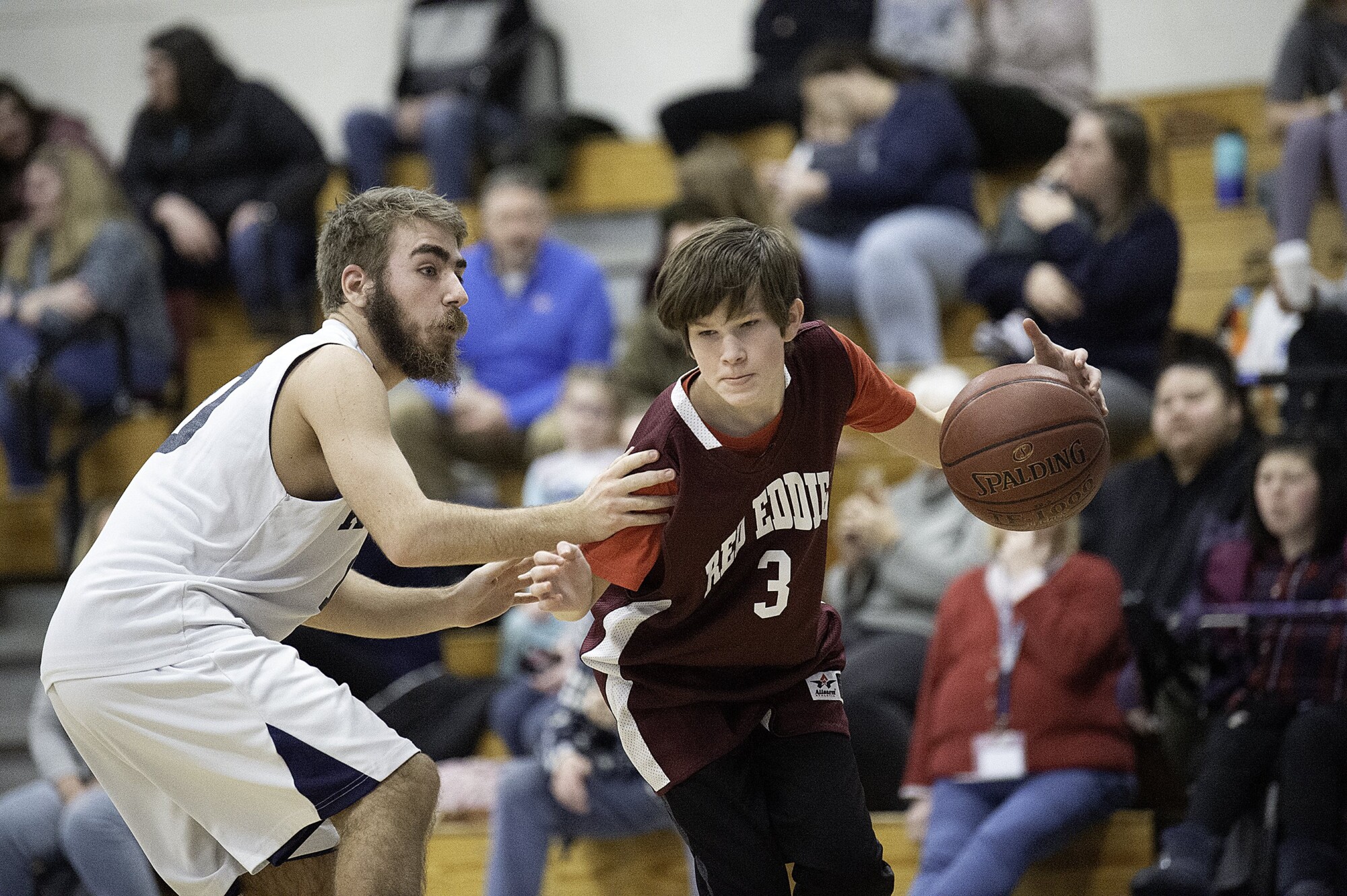 Photo Album: Edward Little and Poland match up in Unified basketball