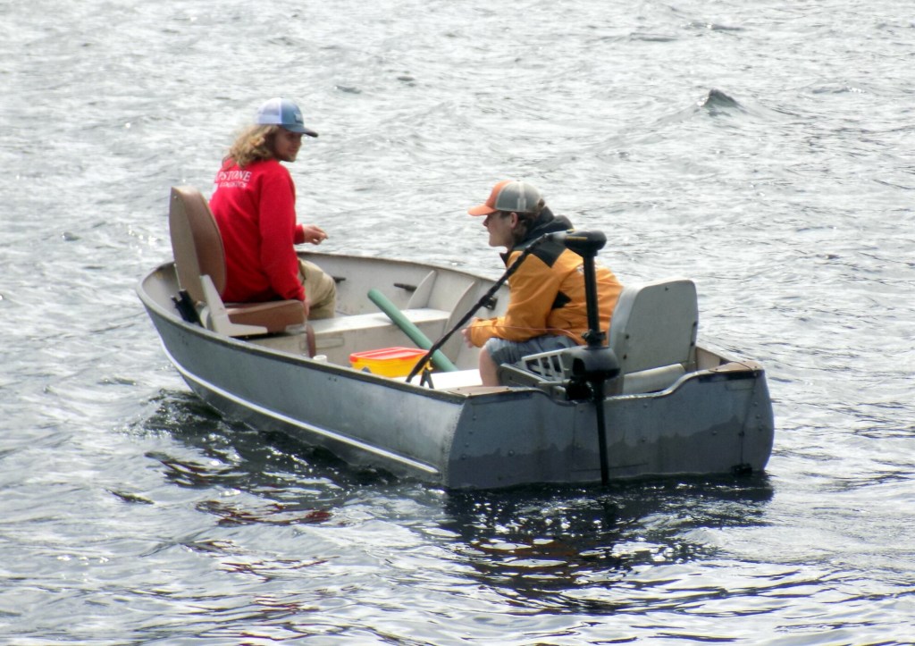Photos: First boat ride of year on Wilson Pond in Wilton
