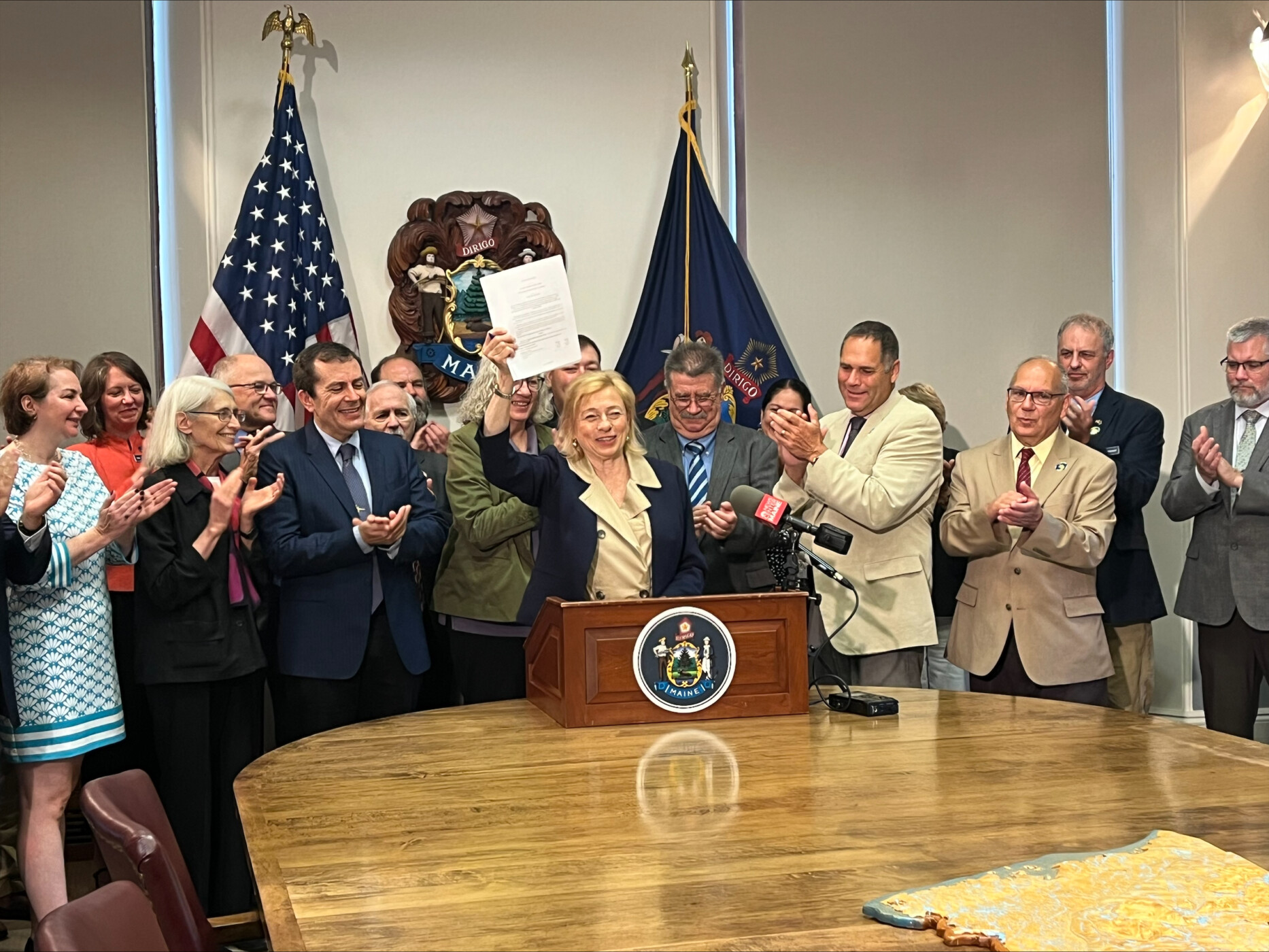 Mills signs highway budget, averting partial shutdown