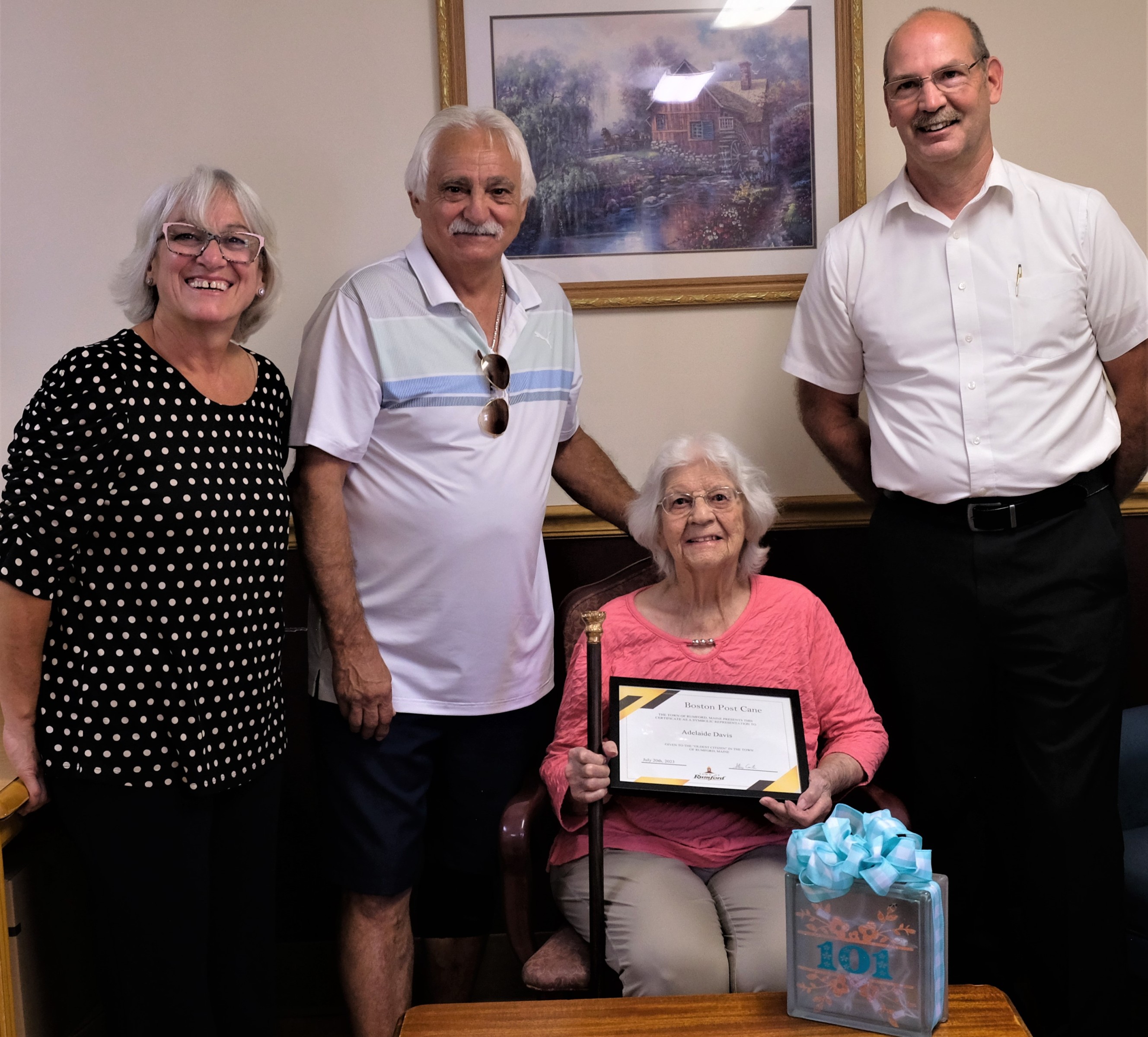 Adelaide Davis, 101, named Rumford’s oldest citizen
