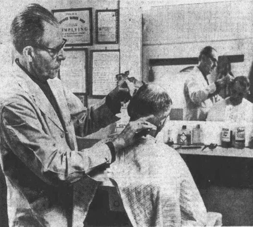 A Window on the Past – Warren Wass, longtime barber in Willard Square