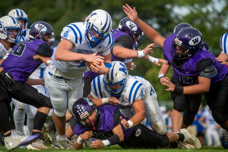 Football: Morse rallies late to hand Waterville first loss