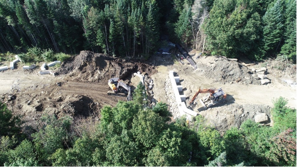 Kennebago River Restoration Underway