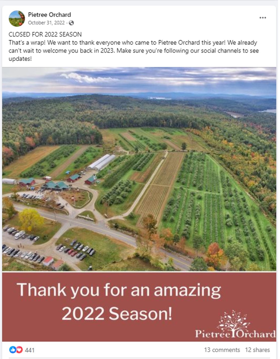 Pietree Orchard’s 2023 harvest a fruitless affair