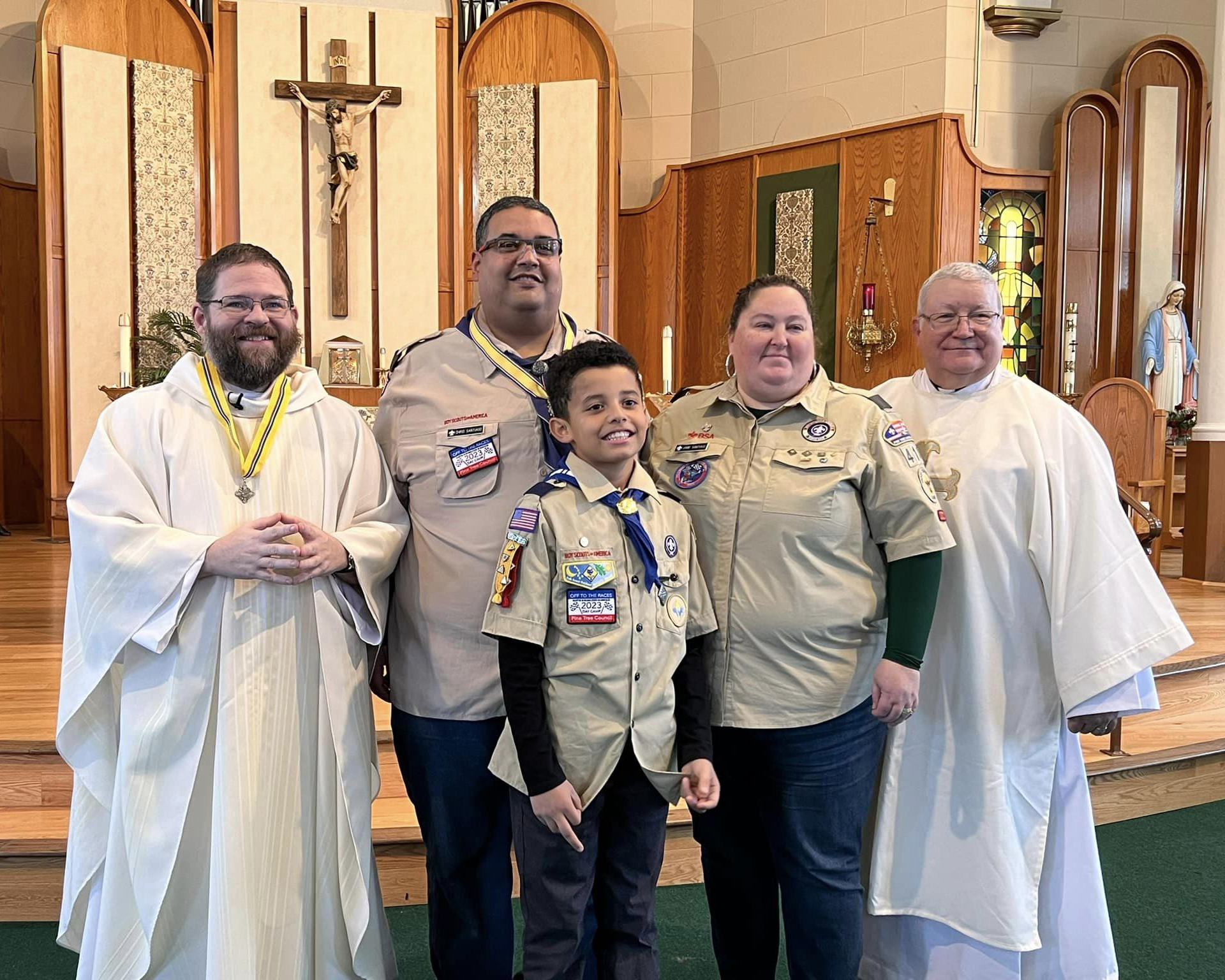 Catholic Scouting awards presented at Augusta church