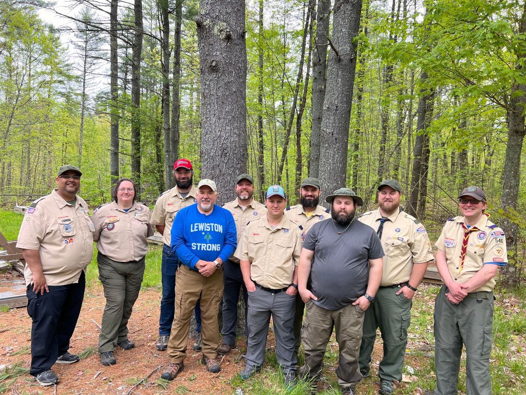 Scouts weekend training course held at Camp Bomazeen