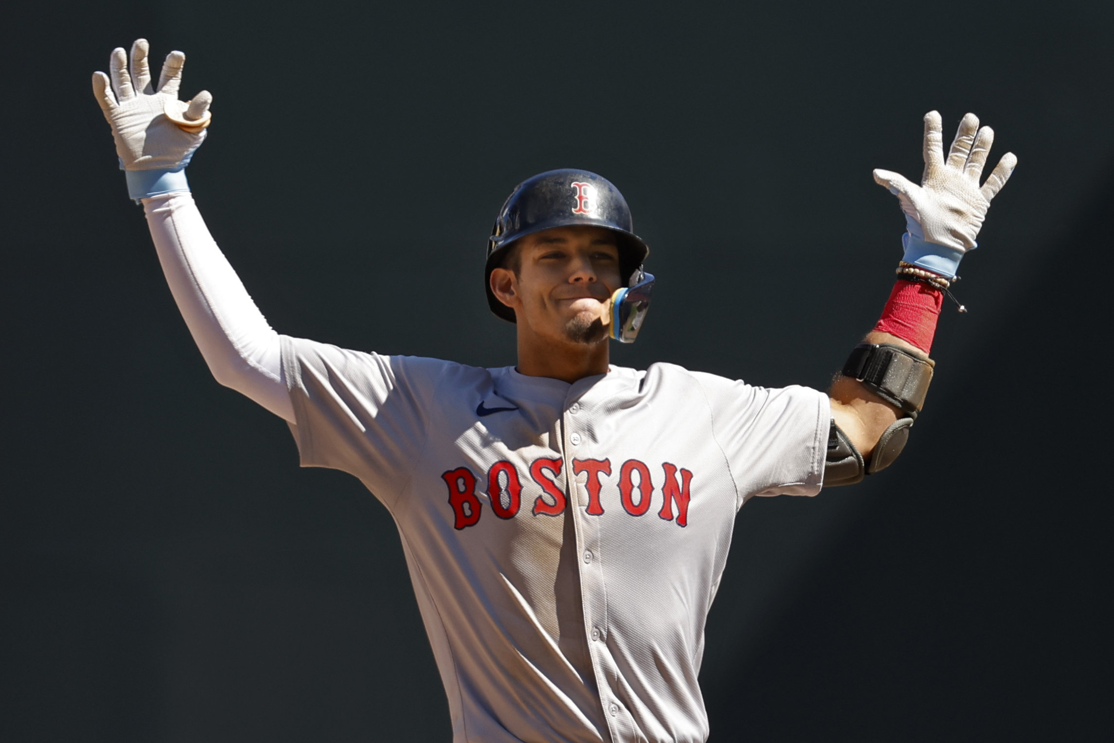 Red Sox trade 2B Vaughn Grissom to Angels