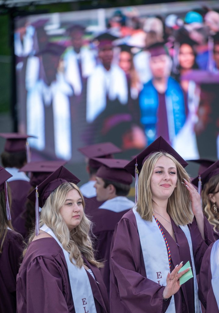 Edward Little High School graduates 258 at Red Eddies field in Auburn