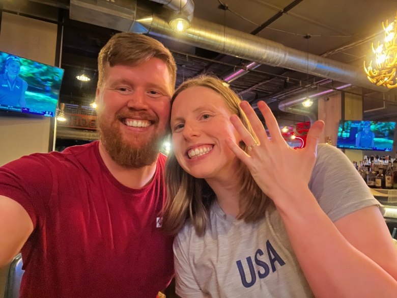 Locals overjoyed with the news of James Wells and Lilly King’s on-air ...