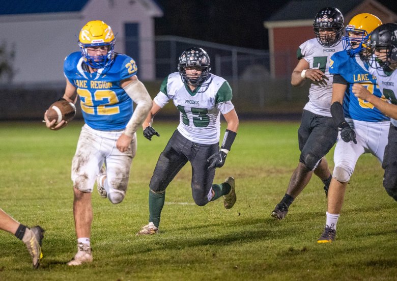 Football: Lake Region hands Spruce Mountain first loss of the season