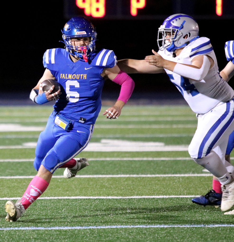 Football: Falmouth again shows its dominance, routs Lawrence