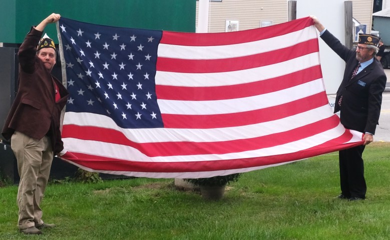 Hope Association dedicates new flagpole to Doreen Richard