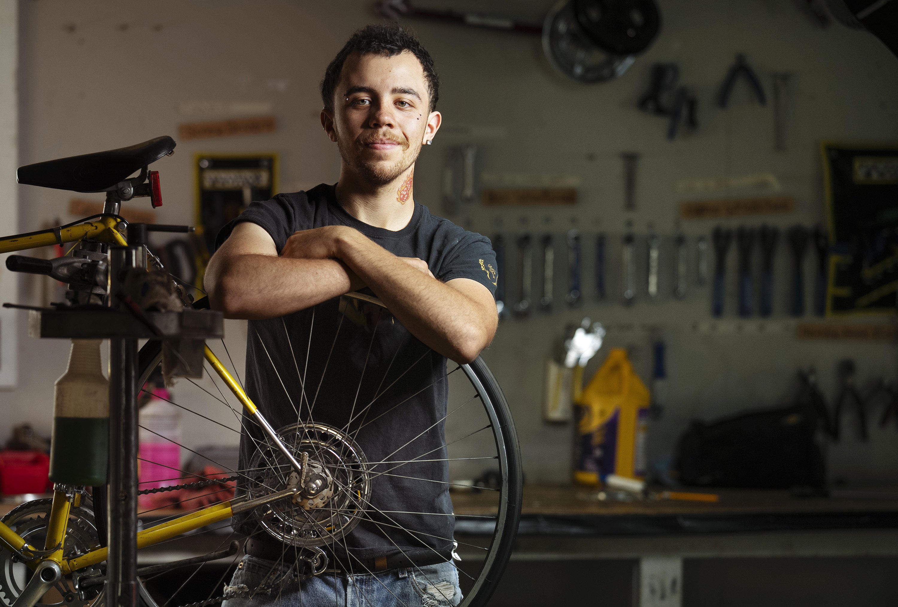Fabian Cruz-Thompson, Biddeford: Bike shop mentee becomes the mentor