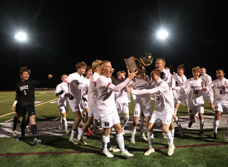 Boys’ soccer: Greely shuts out John Bapst, 3-0, to win Class B state title