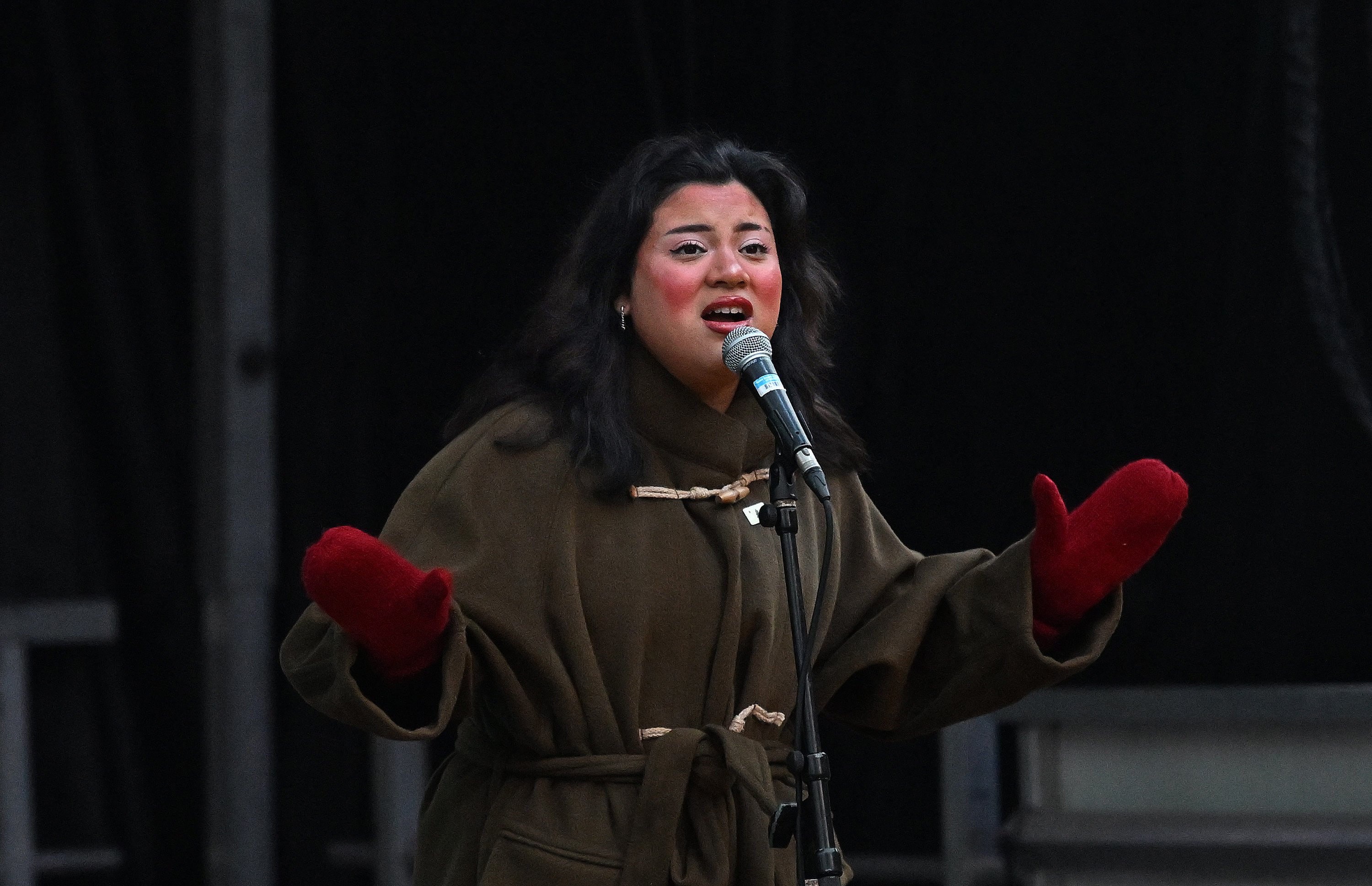 Monument Square tree lighting 2024