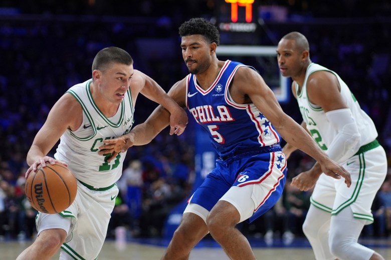 Pritchard, Tatum lead Celtics to rout of 76ers