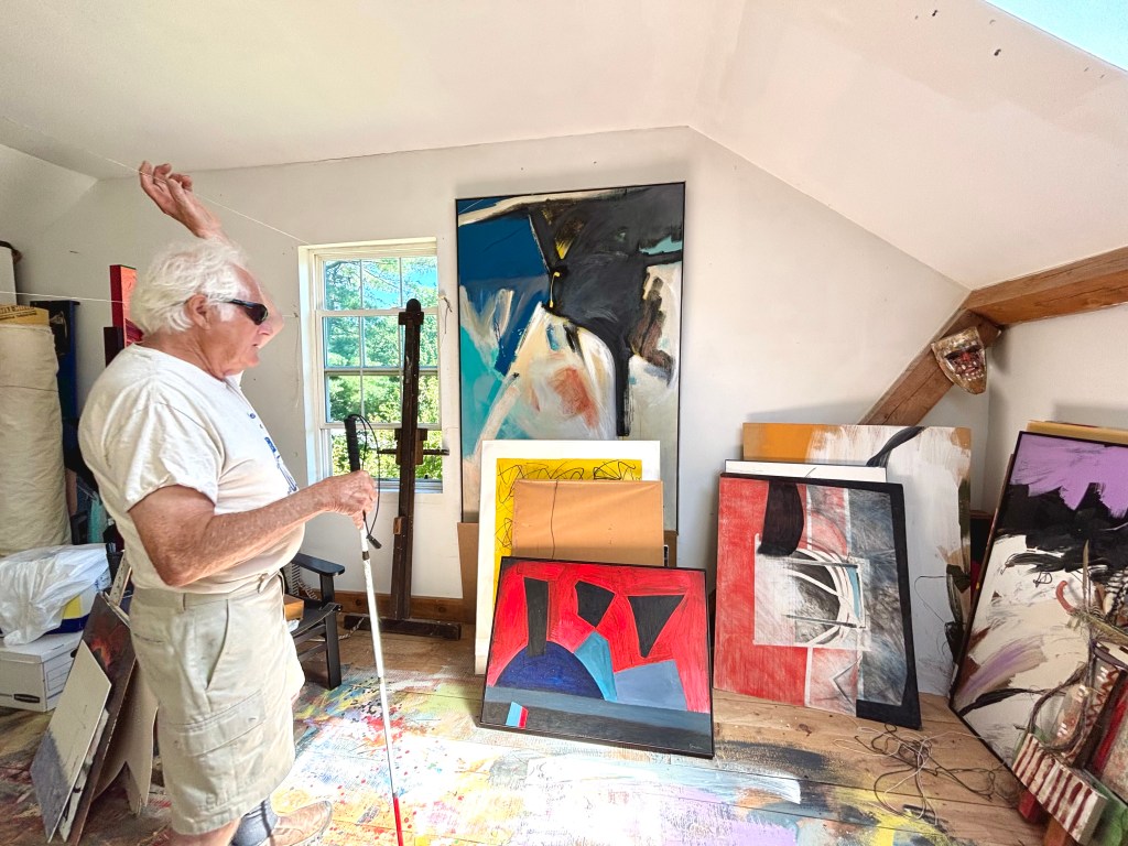 Documentary on blind Falmouth painter reveals story of creative persistence