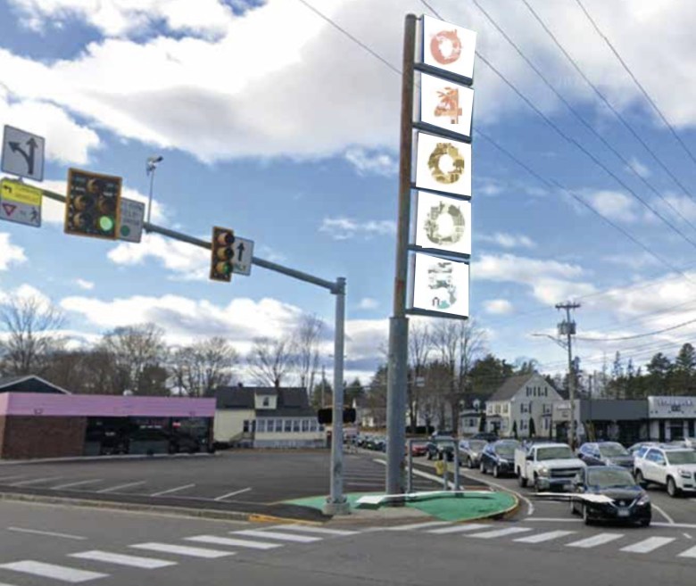 Design chosen for the revamp of iconic Biddeford Five Points sign